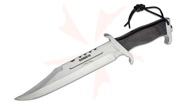 Rambo III Sylvester Stallone Signature Edition 13" Blade, Hardwood ...