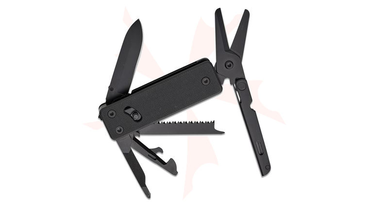 Roxon Tool KS2E Noir One-Handed Multi-Tool, 3.42" Closed, 14 Tools ...