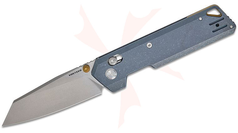 Vosteed Knives Parallel Folding Knife 2.9" S35VN Stonewashed Reverse ...